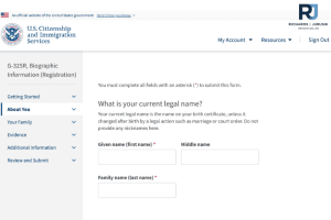 Alien Registration Requirement: Form G-325R Explained